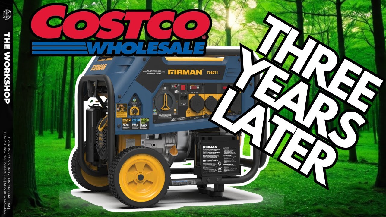 BEST Costco Generator Three Years Later - Firman Trifuel Generator ...