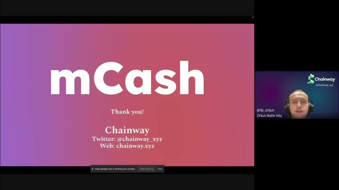 mCash: zkApp for Mina Protocol by Orkun, Ekrem & Esad - YouTube