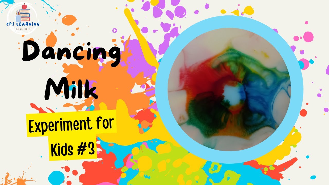 Dancing Milk and Surface Tension (An Easy Science Experiment for Kids ...