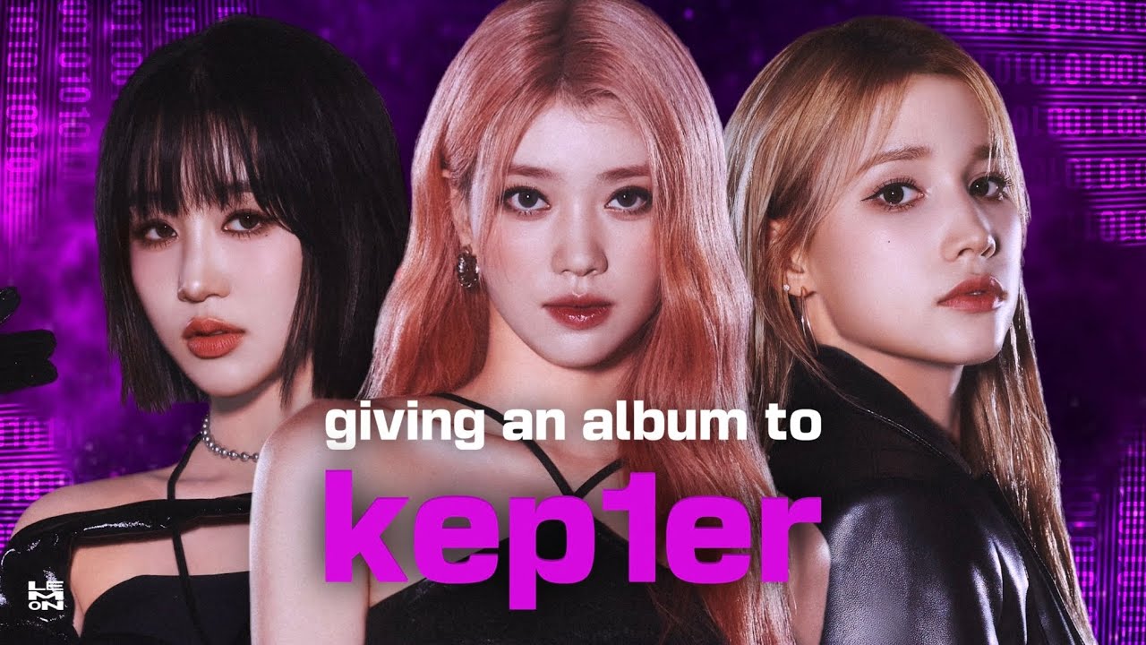 Giving an album to Kep1er | Kpop Lemon - YouTube