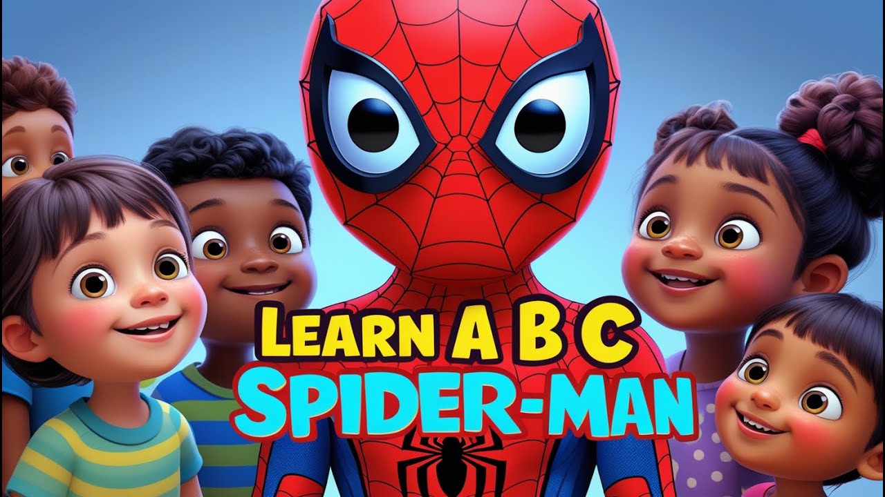 Spider-Man ABC Song | Learn Letters H to P | Fun Alphabet Learning for ...