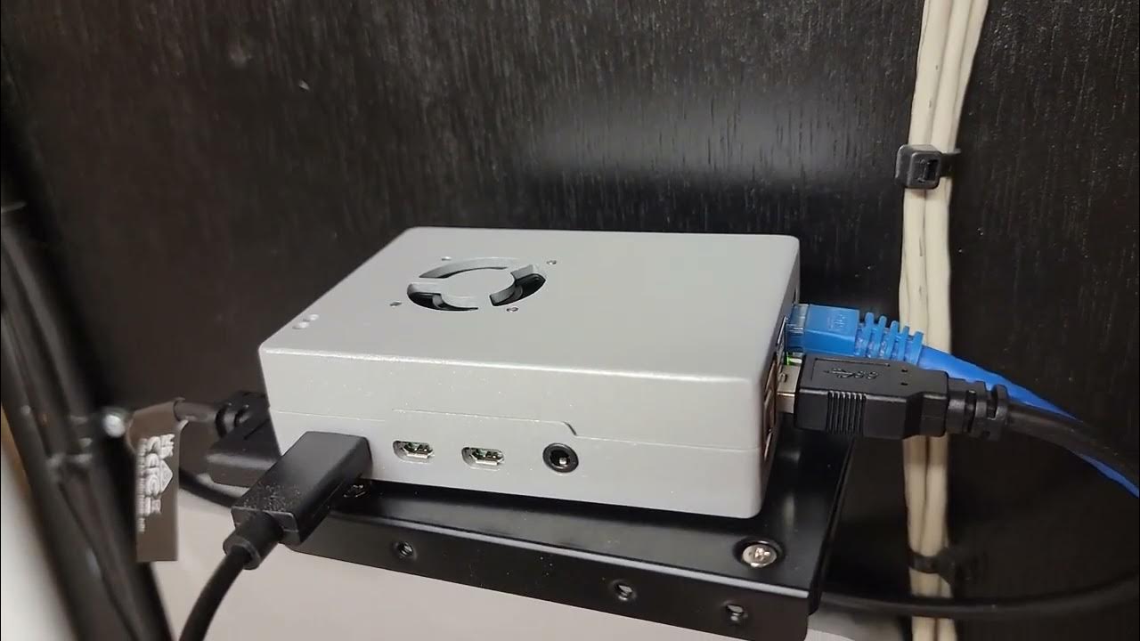 Raspberry Pi 4 Ethernet Connection and Power On for First Time - YouTube