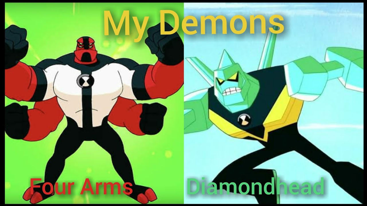 Four Arms And Diamondhead Reboot (My Demons) Starset - YouTube