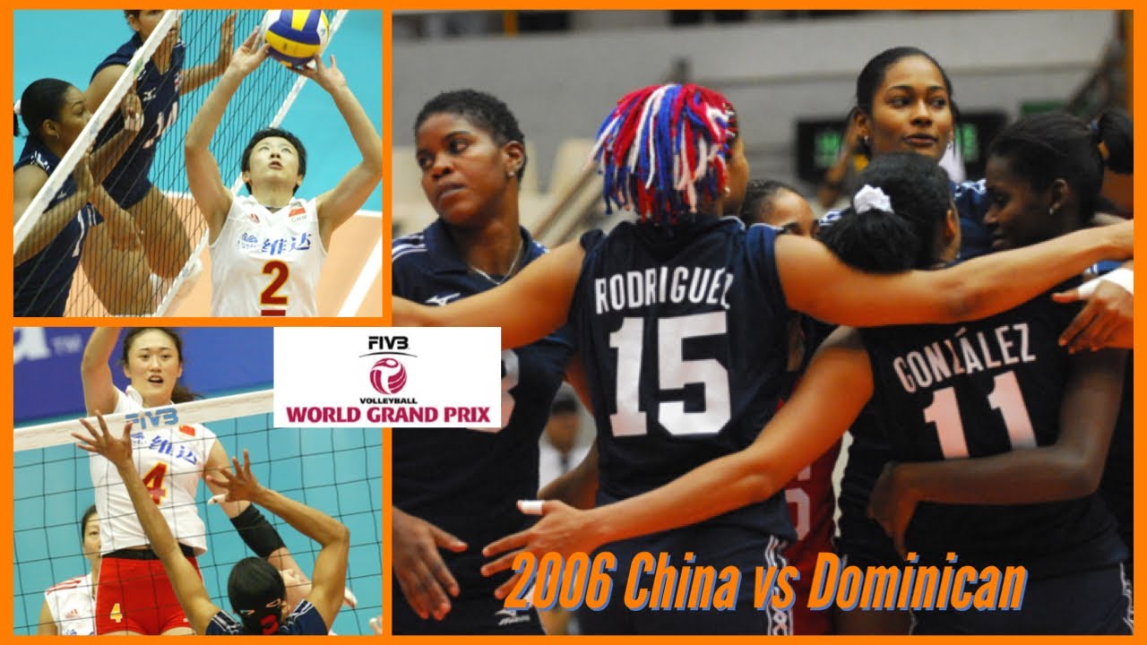 2006 🇨🇳 China vs vs Dominican Republic 🇩🇴 🏐 Women Volleyball 🏐 FIVB ...