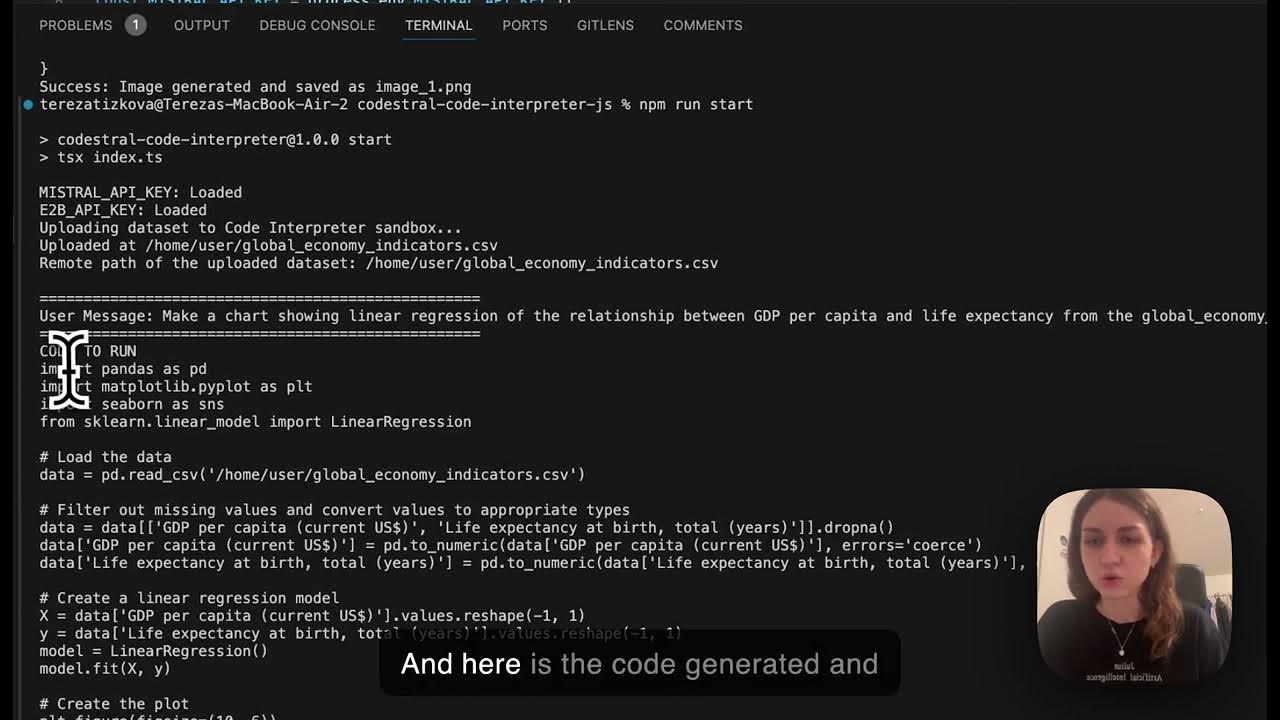 Mistral's Codestral Mamba with code interpreting capabilities - YouTube
