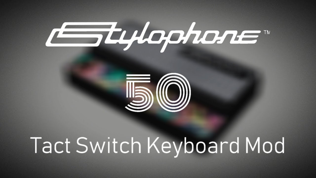 Stylophone S1 - Tact Switch Keyboard Mod. - YouTube