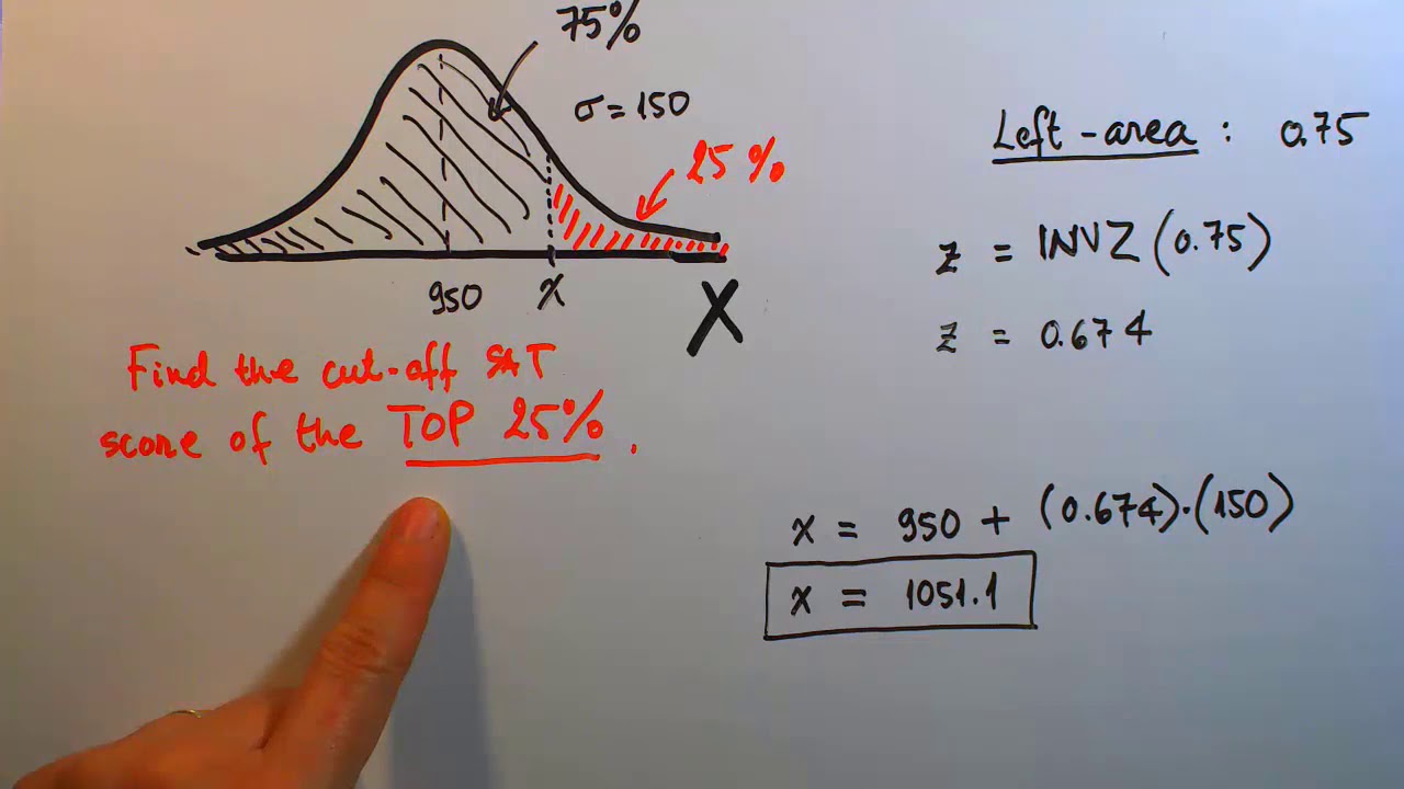 Working on the General Normal Distribution - Examples 002 - YouTube