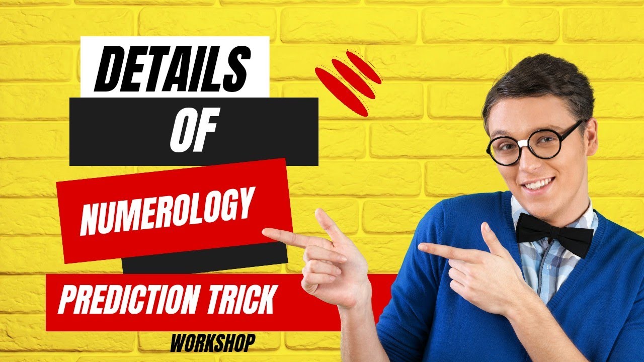 Numerology Prediction Trick Course details - YouTube