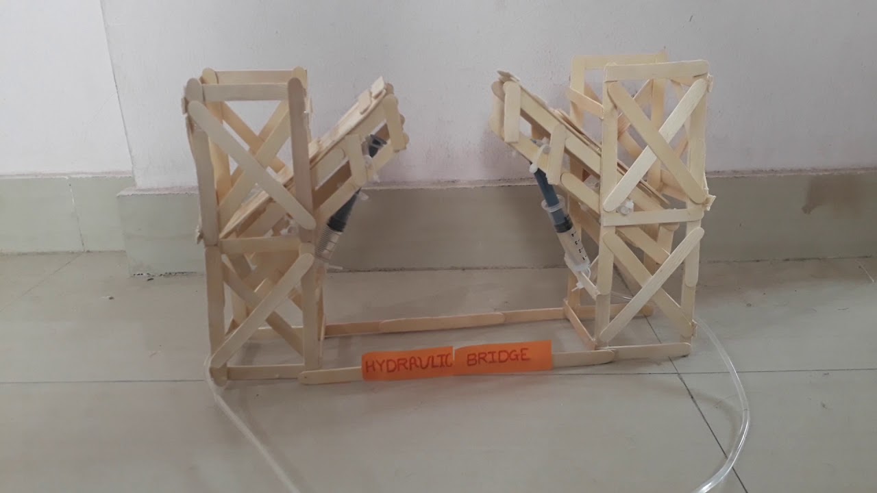 WORKING VIDEO of HYDRAULIC BRIDGE - YouTube