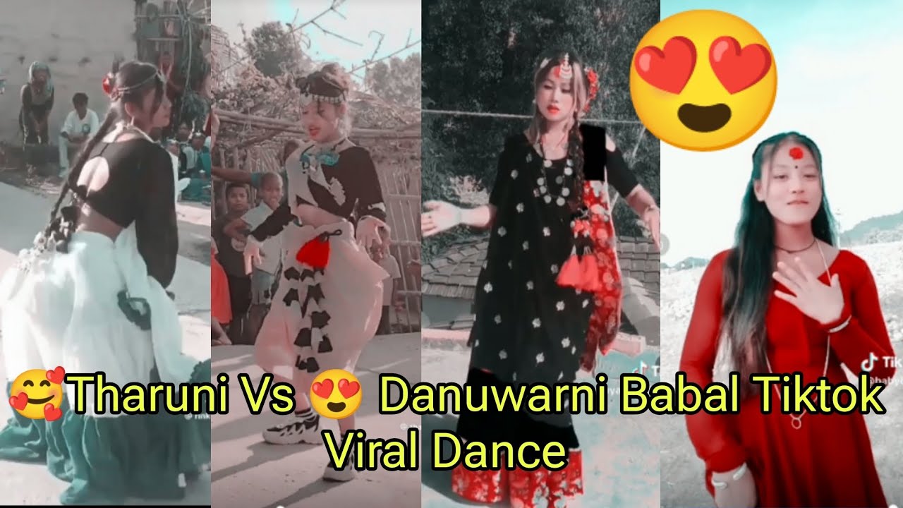 🥰Tharuni Vs 😍 Danuwarnii 🔥 Tiktok Viral Competition Dance - YouTube