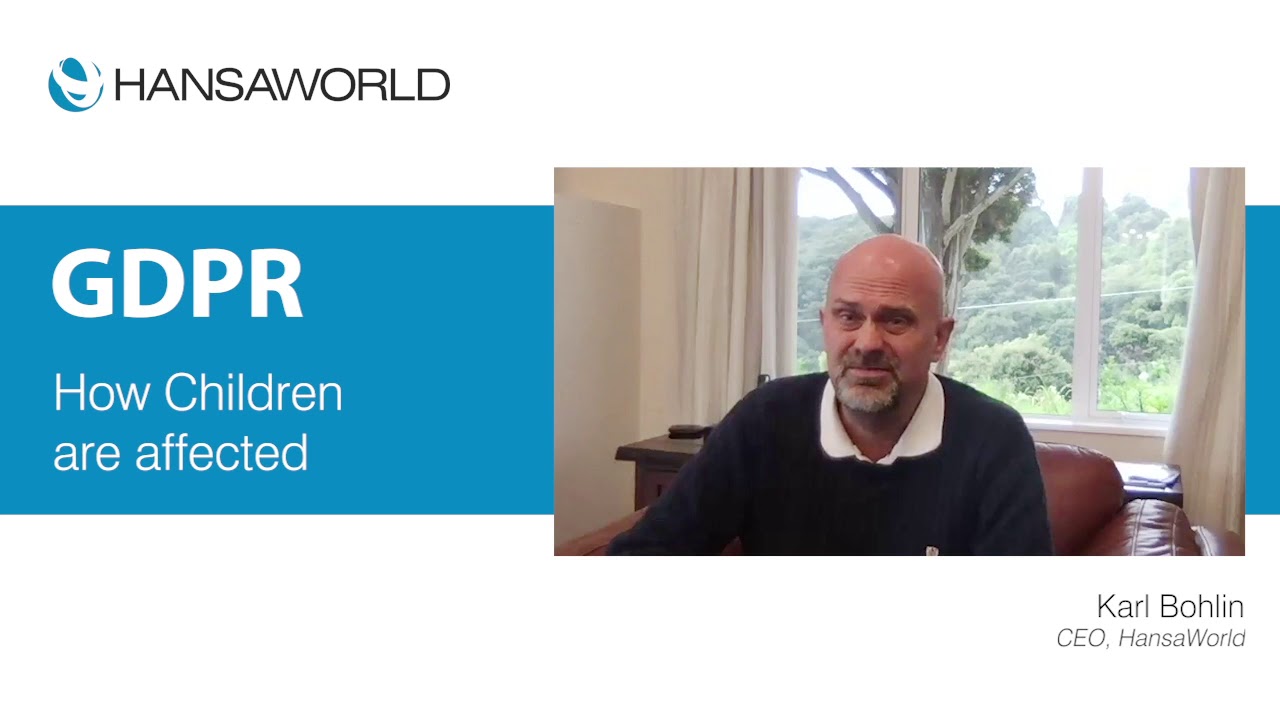 How are children affected by GDPR? - YouTube