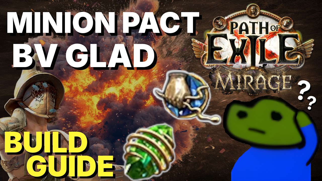 PoE 3.28 - Minion Pact BV Gladiator - Build Guide - YouTube
