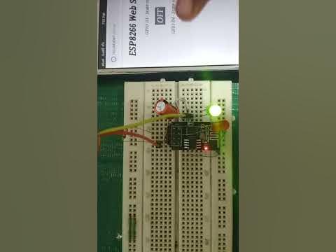ESP8266-01 Module Based Webserver to Control LED from Webpage without Internet. - YouTube