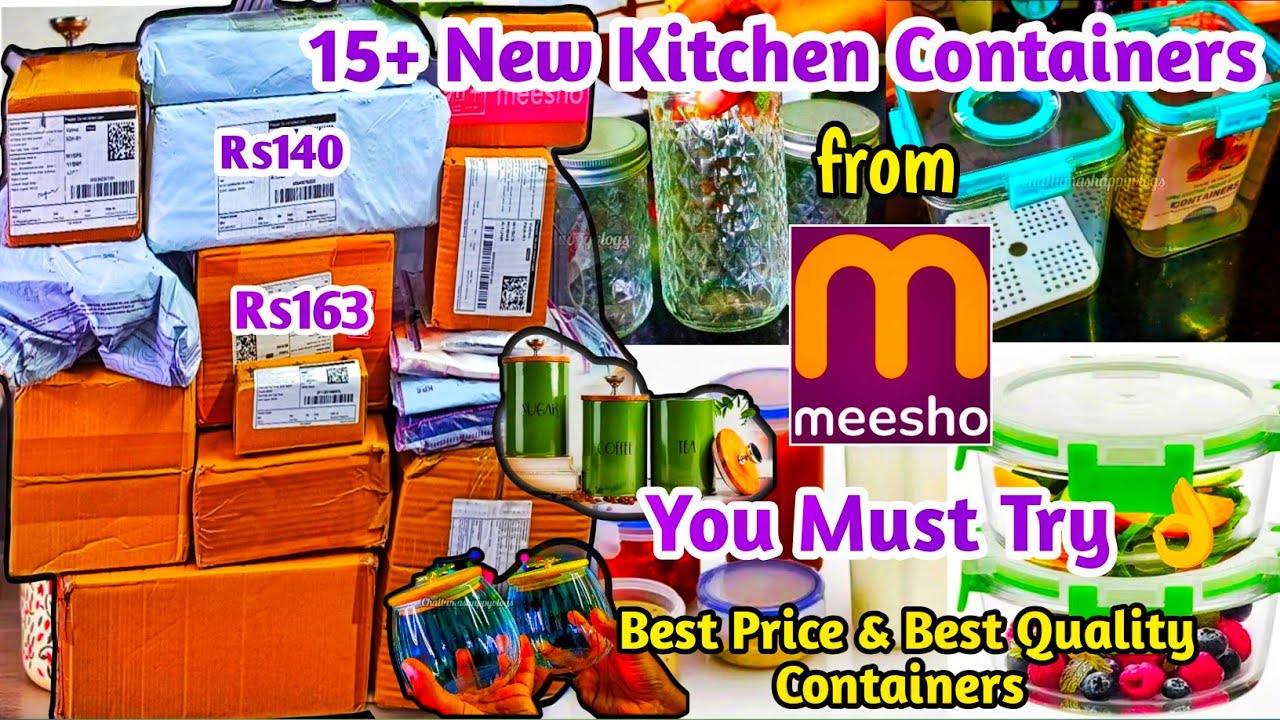 15+ Meesho best kitchen containers you must try|Best containers💯 Best ...