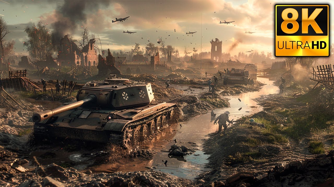 TANK ATTACK WW1 | REALISTIC ULTRA Graphics Gameplay | BATTLEFIELD | 8K ...