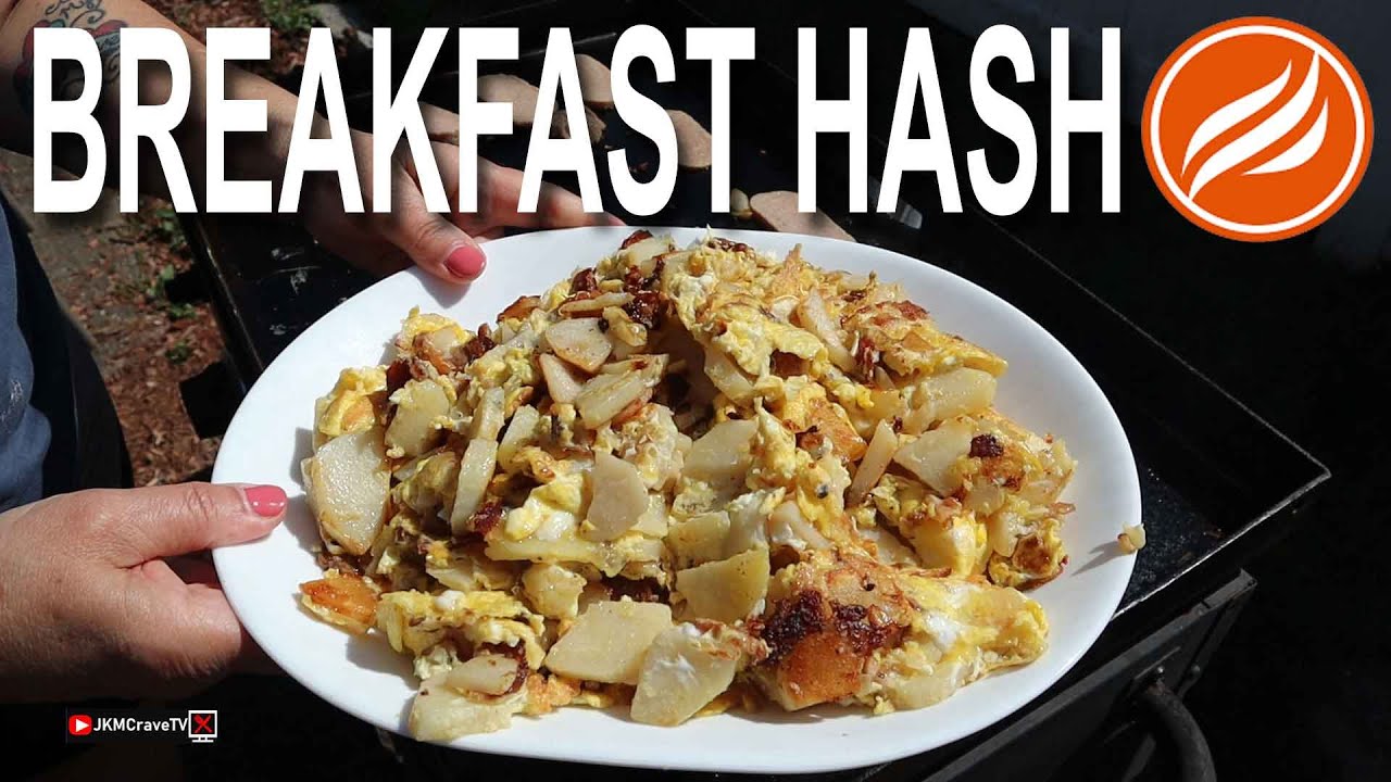 EASY BREAKFAST HASH USING LEFTOVER GERMAN POTATO SALAD MADE ON THE ...