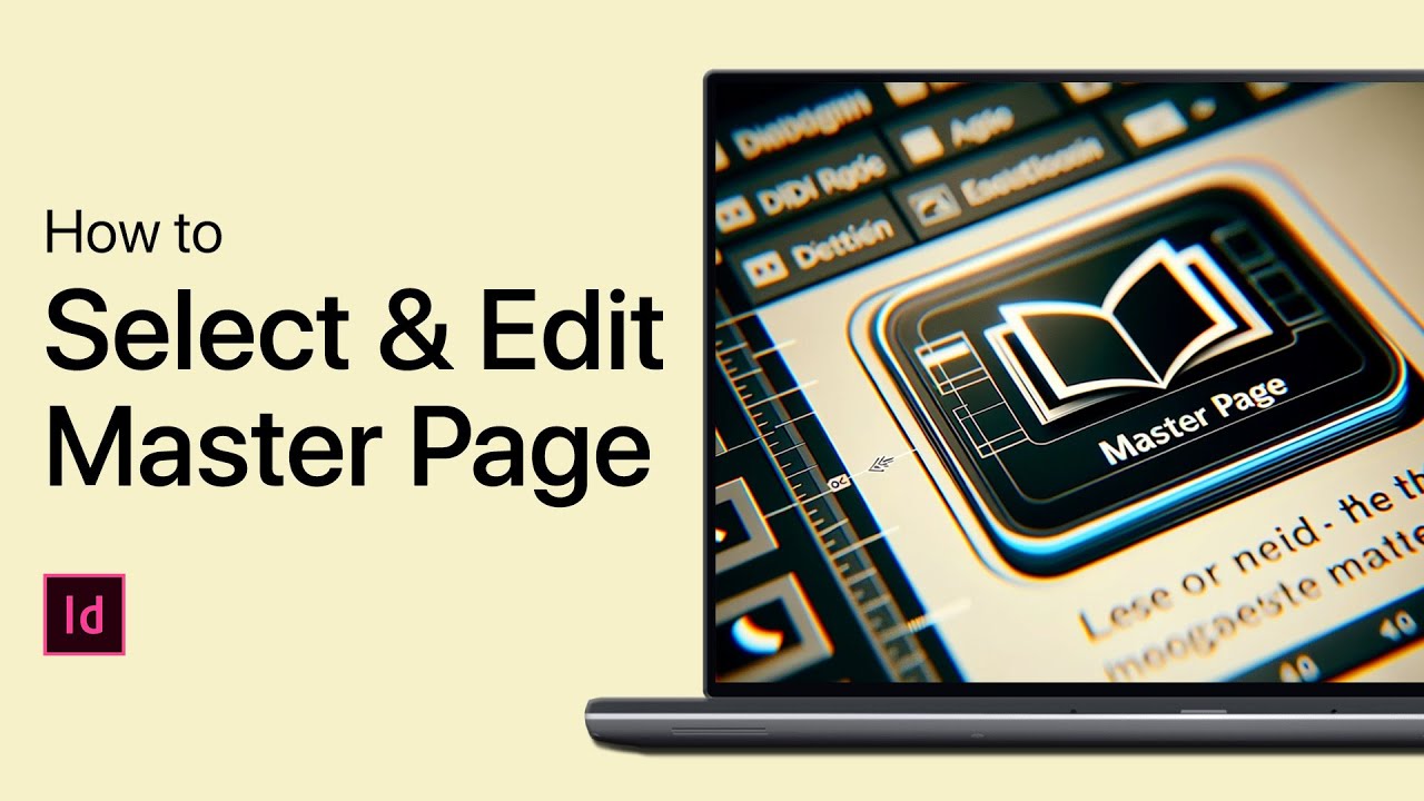 InDesign - How To Select & Edit Master Pages - YouTube