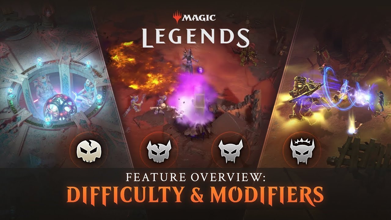 Magic: Legends - Difficulty and Modifiers Trailer - YouTube