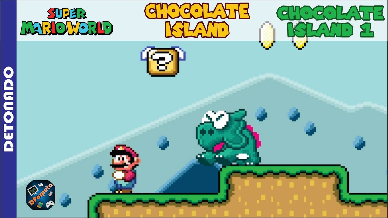 Super Mario World - Detonado - Chocolate Island - Chocolate Island 1 ...
