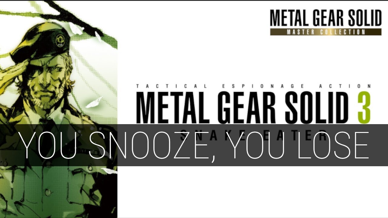 You Snooze, You Lose Trophy - Metal Gear Solid 3: Snake Eater ...