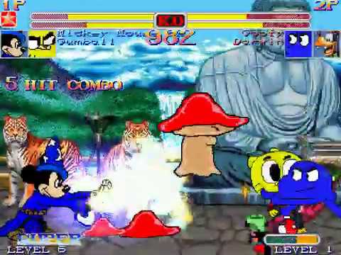 Mugen Mickey Mouse and Gumball vs Goofy and Darwin - YouTube