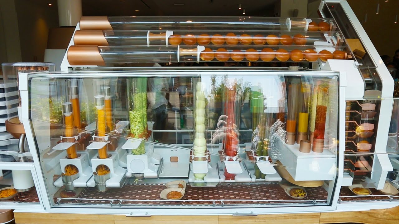 Machine Makes Burgers From Start To Finish - YouTube