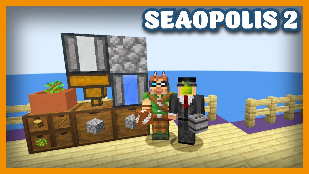 Seaopolis 2 | Resource Generator & Botany Pot w/@MischiefofMice | E03 | 1.19.2 Modpack - YouTube
