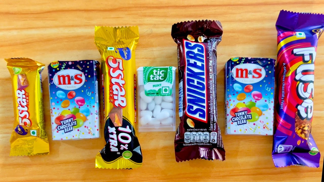 Satisfying Video ASMR lollipops candy AND chocolate gummy candy ...