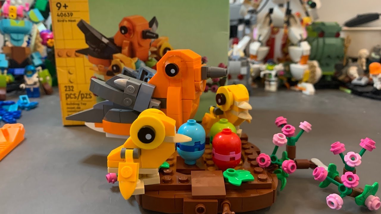LEGO Birds Nest (40639) Easter Time-lapse Build | Affordable & Adorable ...