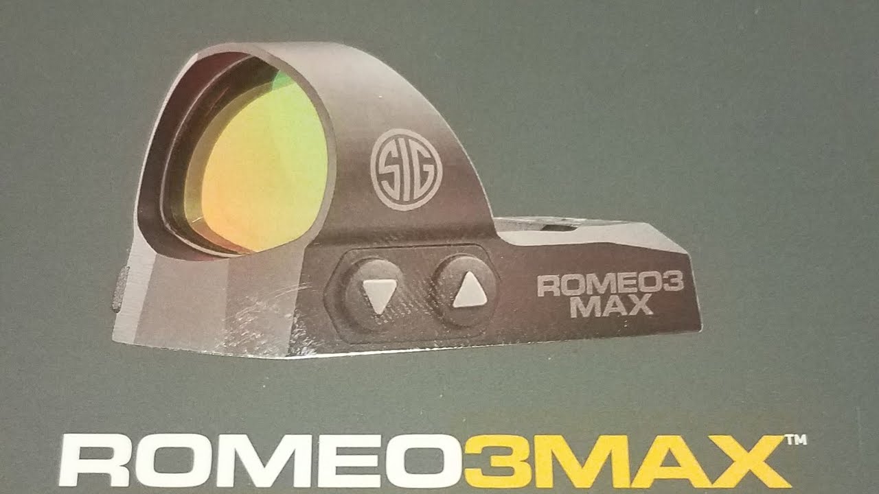 SigSauer Romeo 3 Max - YouTube