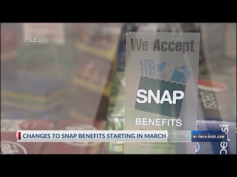 Significant SNAP benefit changes starting March. 1