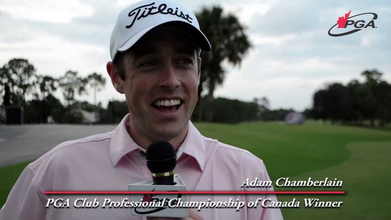 PGA Club Professional Championship Winner Adam Chamberlain - YouTube