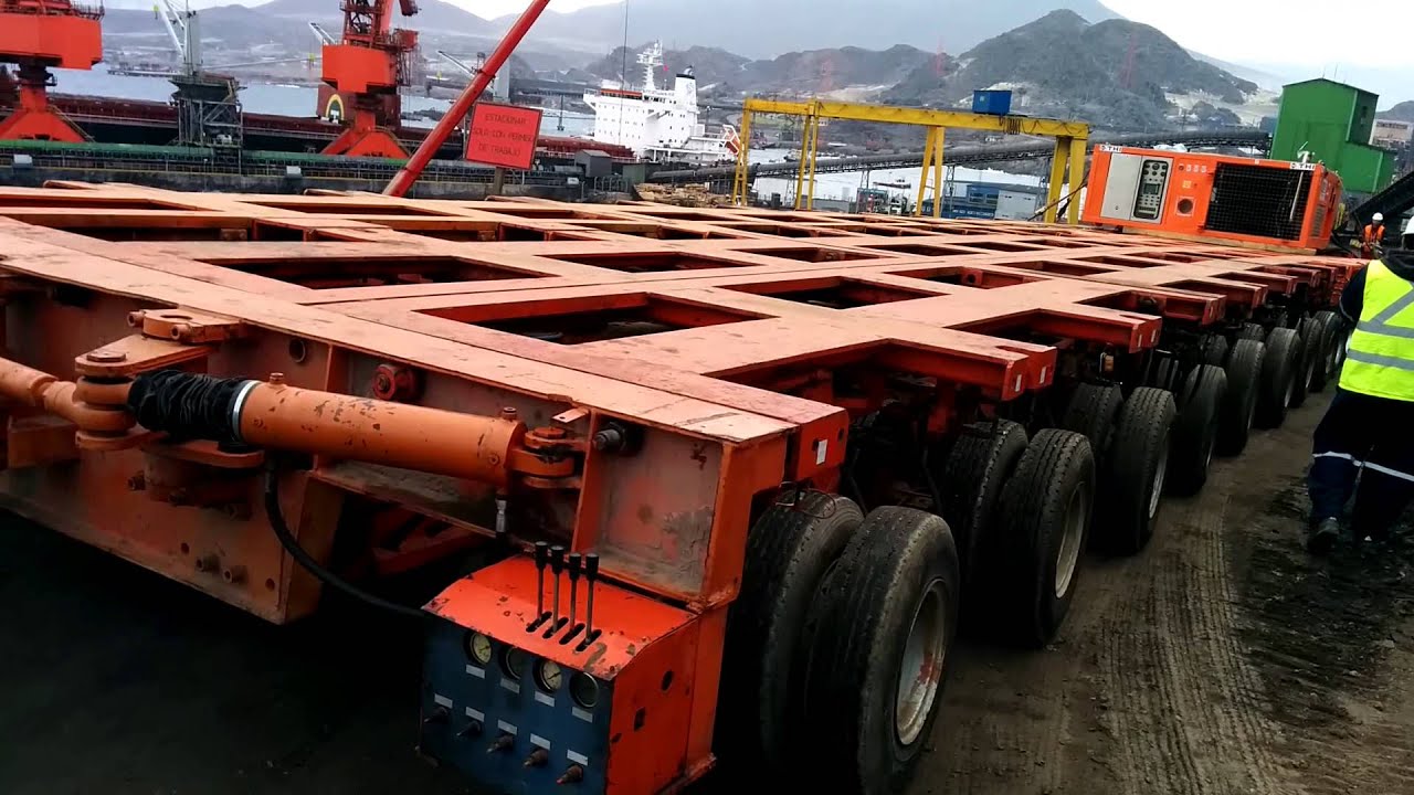SPMT-Self Propelled Modular Transporter 12x3 Transport 278Tons ...