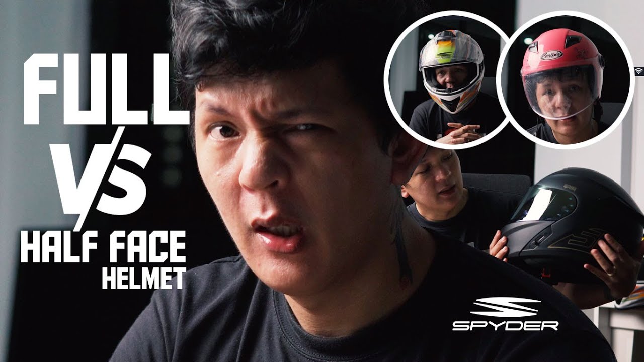 CHOOSING A NEW HELMET x FULL FACE V.S. HALF FACE? x ROVER MODULAR ...