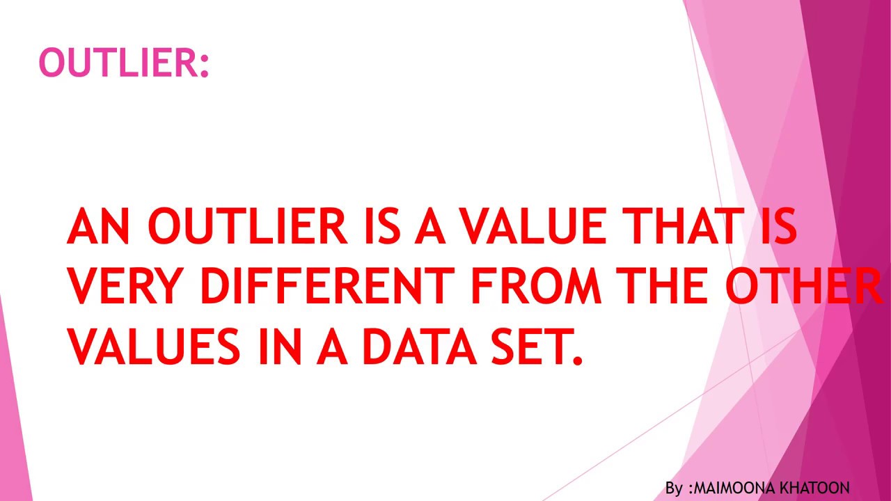 HOW TO FIND AN OUTLIER IN A GIVEN LINE PLOTS WITH EXAMPLES - YouTube