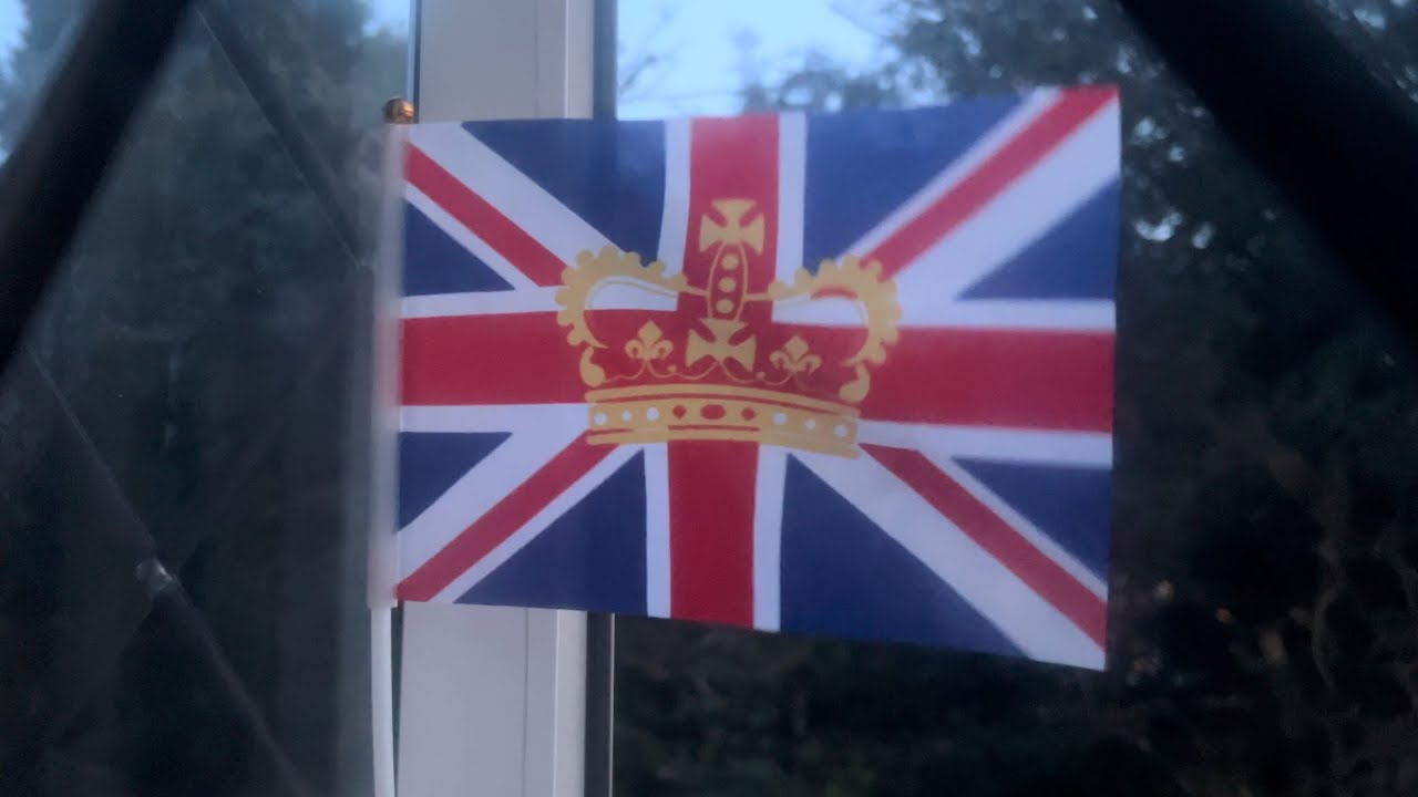 Union Jack (King Charles III Coronation) British Hand Flag Flying 🇬🇧 ...