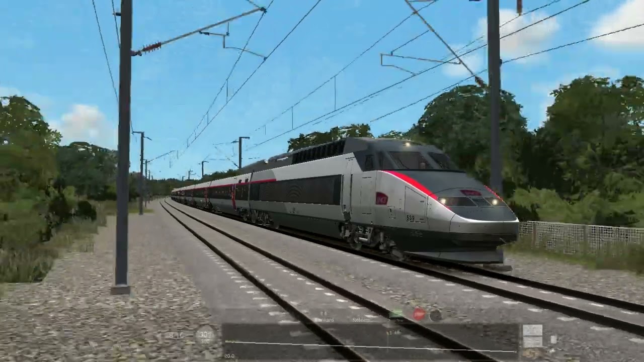 Train Simulator SNCF TGV Service to Marseille St Charles - YouTube