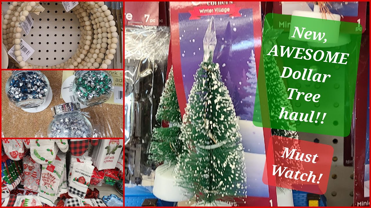 New AWESOME, FANTASTIK, Dollar Tree haul & sharing some DIYS! 🎄😮 - YouTube