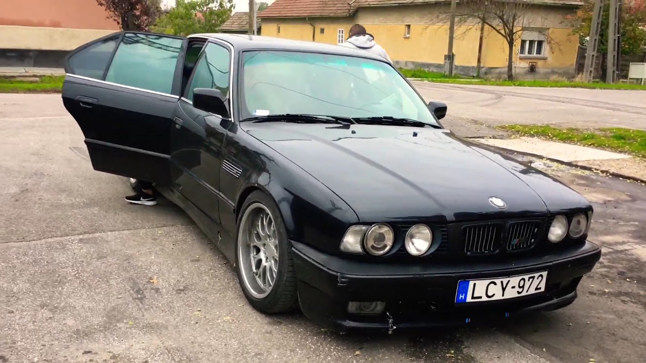 Bmw e34 535i turbo - YouTube