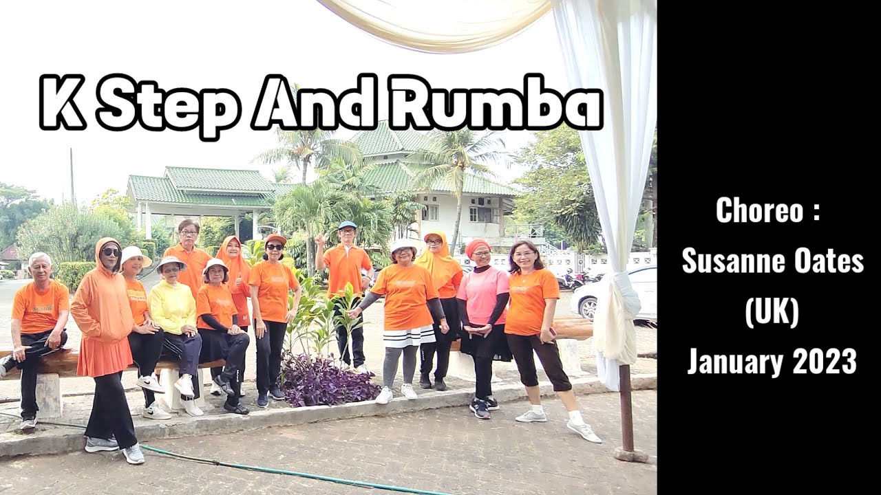 K Step And Rumba - Line Dance (Choreo : Susanne Oates (UK)💞 - YouTube