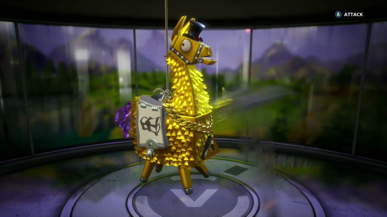 *INSANE* Fortnite Loot Llama Opening! + LEGENDARY Hero Transformation ...