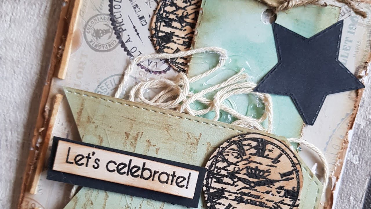 CREATING A MALE THEMED CARD - YouTube