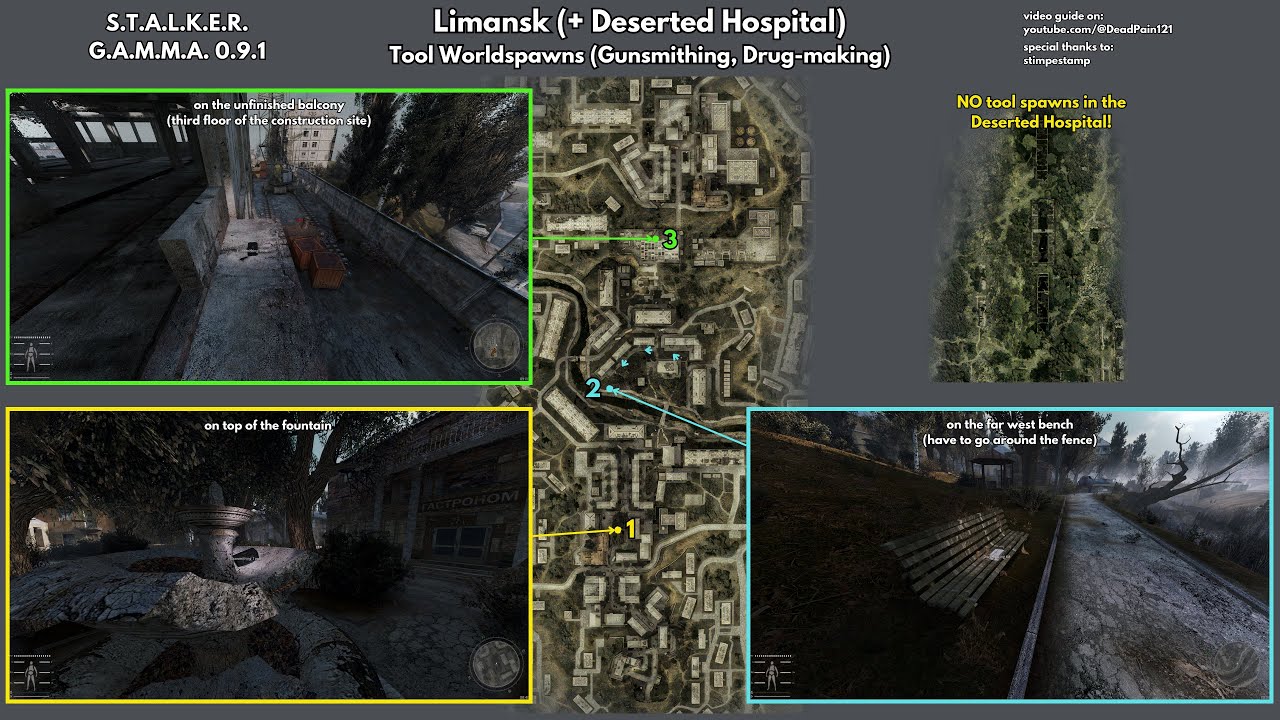 Tool Worldspawns: Limansk (+ Deserted Hospital) | Guide | S.T.A.L.K.E.R ...