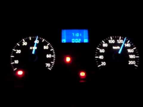 white/blue Logan dashboard light - YouTube