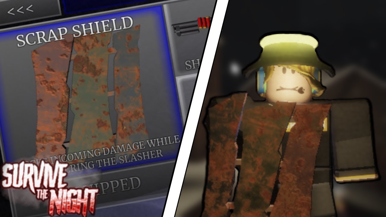 HOW TO GET THE SCRAP SHIELD in Survive the Night | Roblox - YouTube