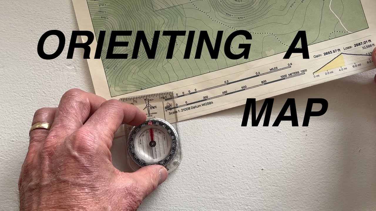 HOW TO ORIENT a map - YouTube