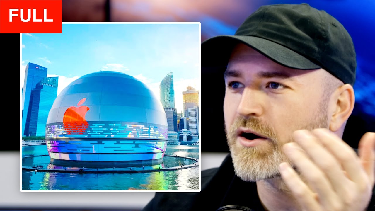 Apple's New "Floating" Store Built on Water - YouTube