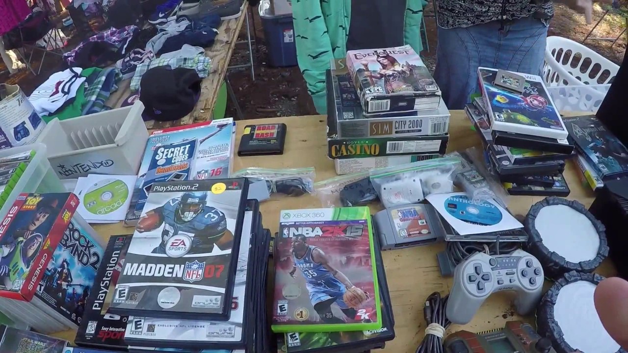 Live Video Game Hunting Episode #35 New Flea Market Finds More NES ...