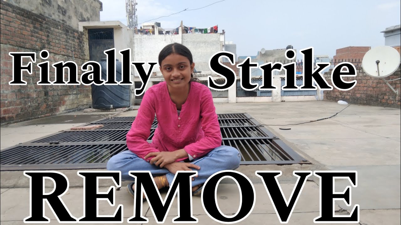Finally Guideline Strike Remove 😄 Day 24 - YouTube