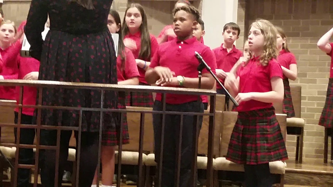 Christmas Pageant 5th grade choir - YouTube